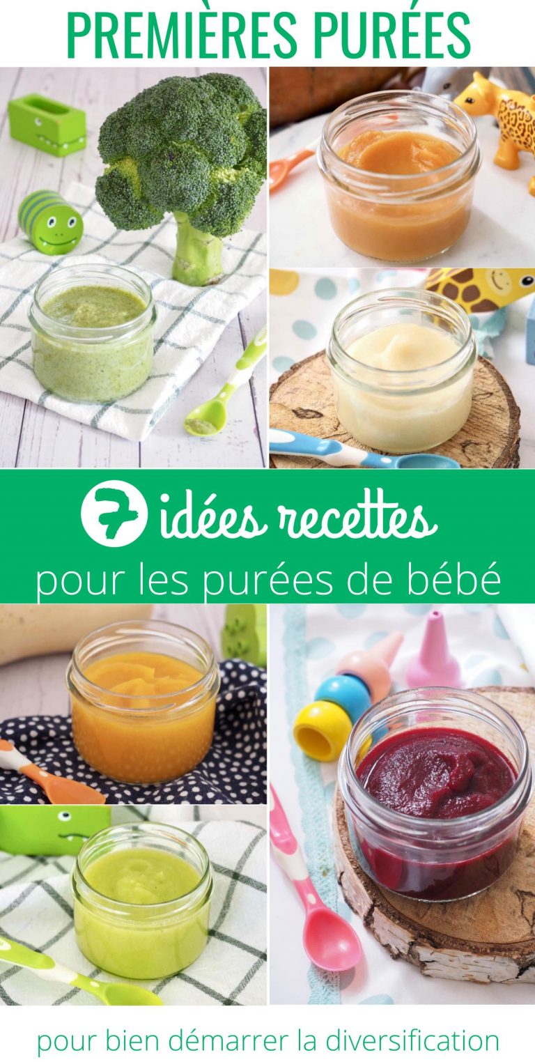 Première purée de bébé : 7 idées recettes - Cuisinez pour bébé