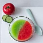 Duo frais de concombre et tomate - Cuisinez pour bébé