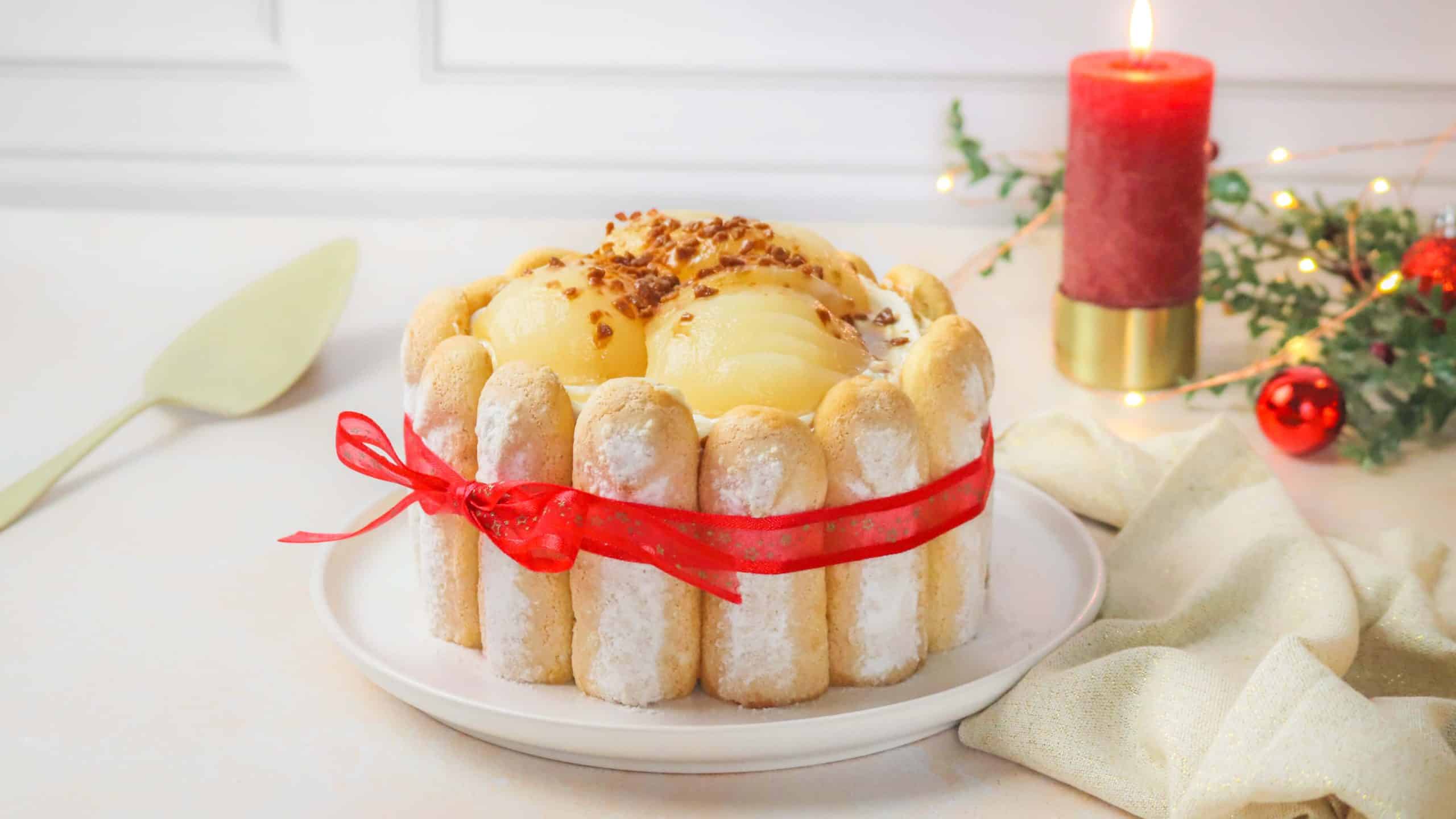 Charlotte poire vanille pour toute la famille - Cuisinez pour bébé