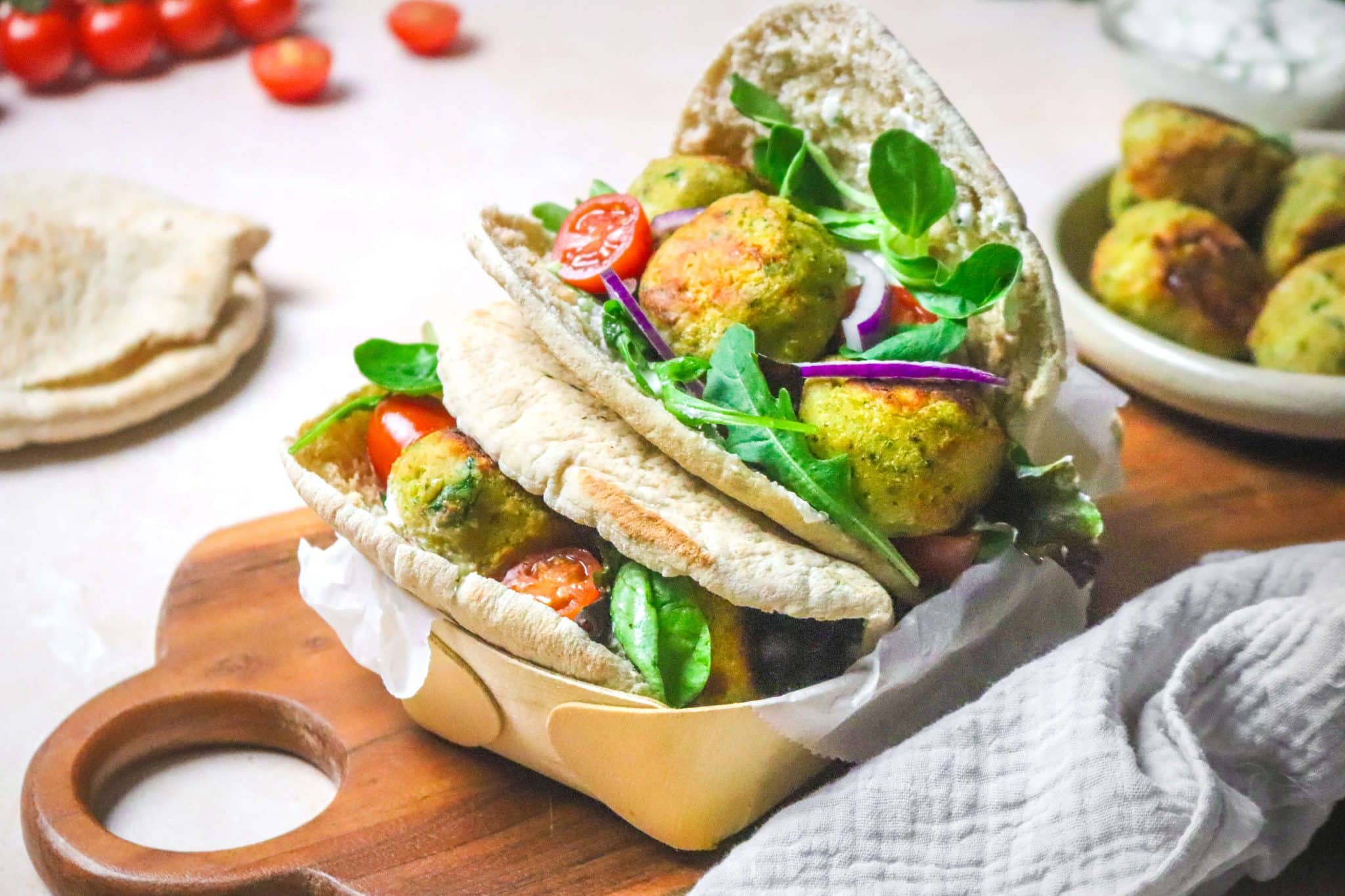 Pita falafels - Cuisinez pour bébé